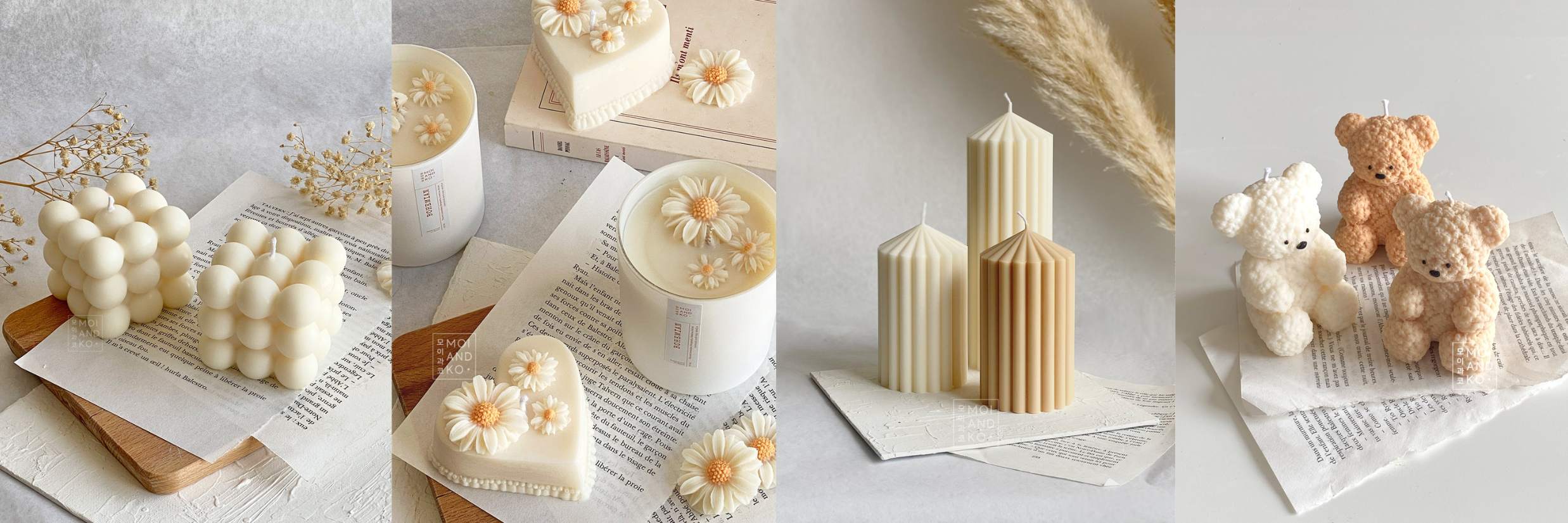 Moi and Ko | Vegan Soy wax candles and handmade home decor!